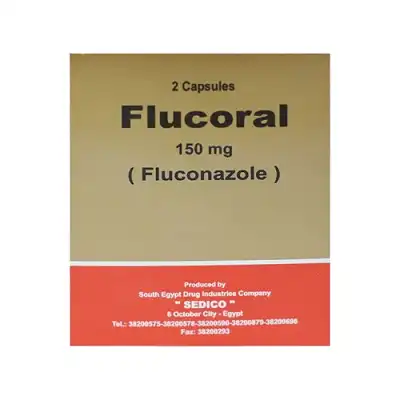 فلوكورال 150 مج – 2 كبسولة – صيدلية الشاذلي